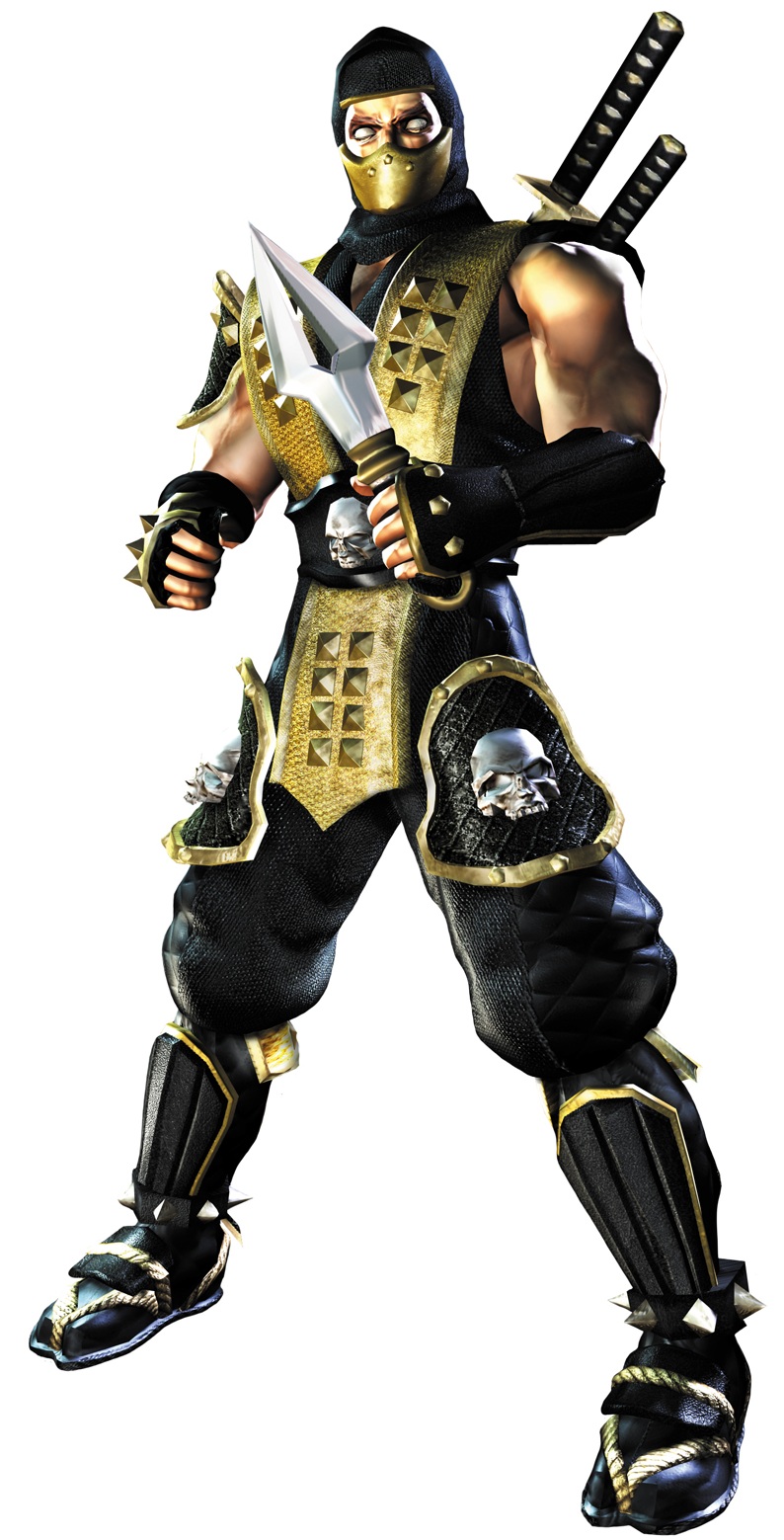 MK Mortal Kombat Deadly Alliance Scorpion Render | Game-Art-HQ