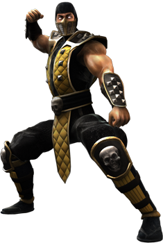 Scorpion from the Mortal Kombat