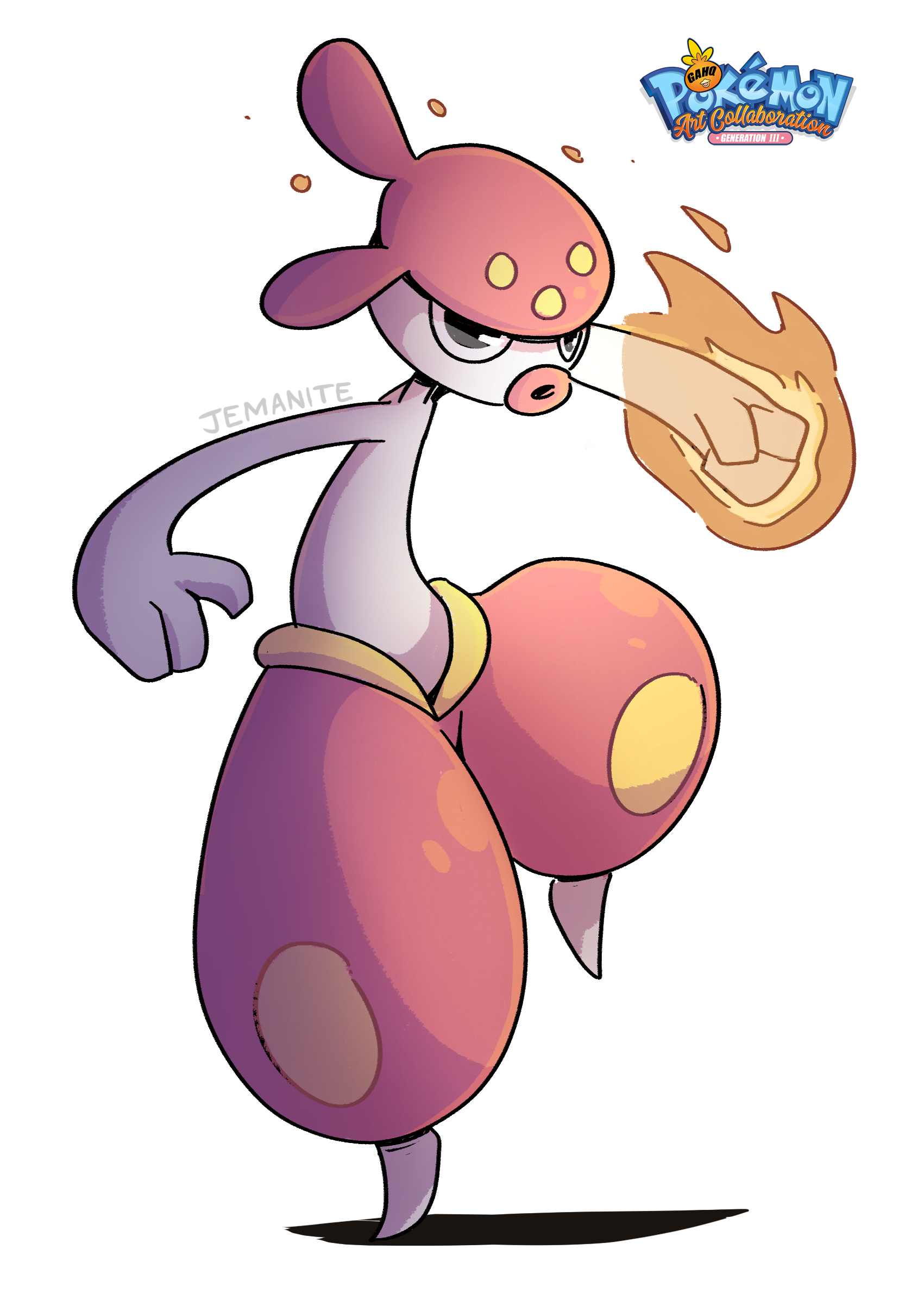 Pokemon Generation III Art Tribute Medicham Game Art HQ Pokemon Generation III Art Tribute Medicham Game Art HQ